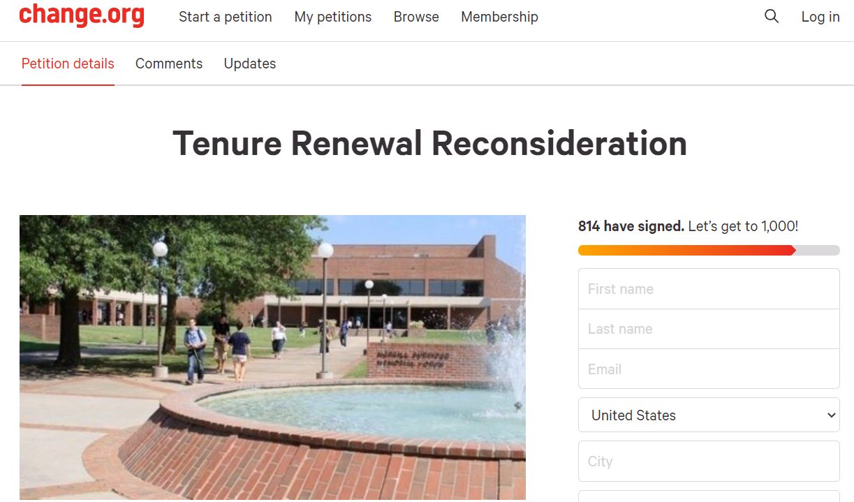 Student Online Petition Urges SBU Trustees to Reverse Tenure Denials ...