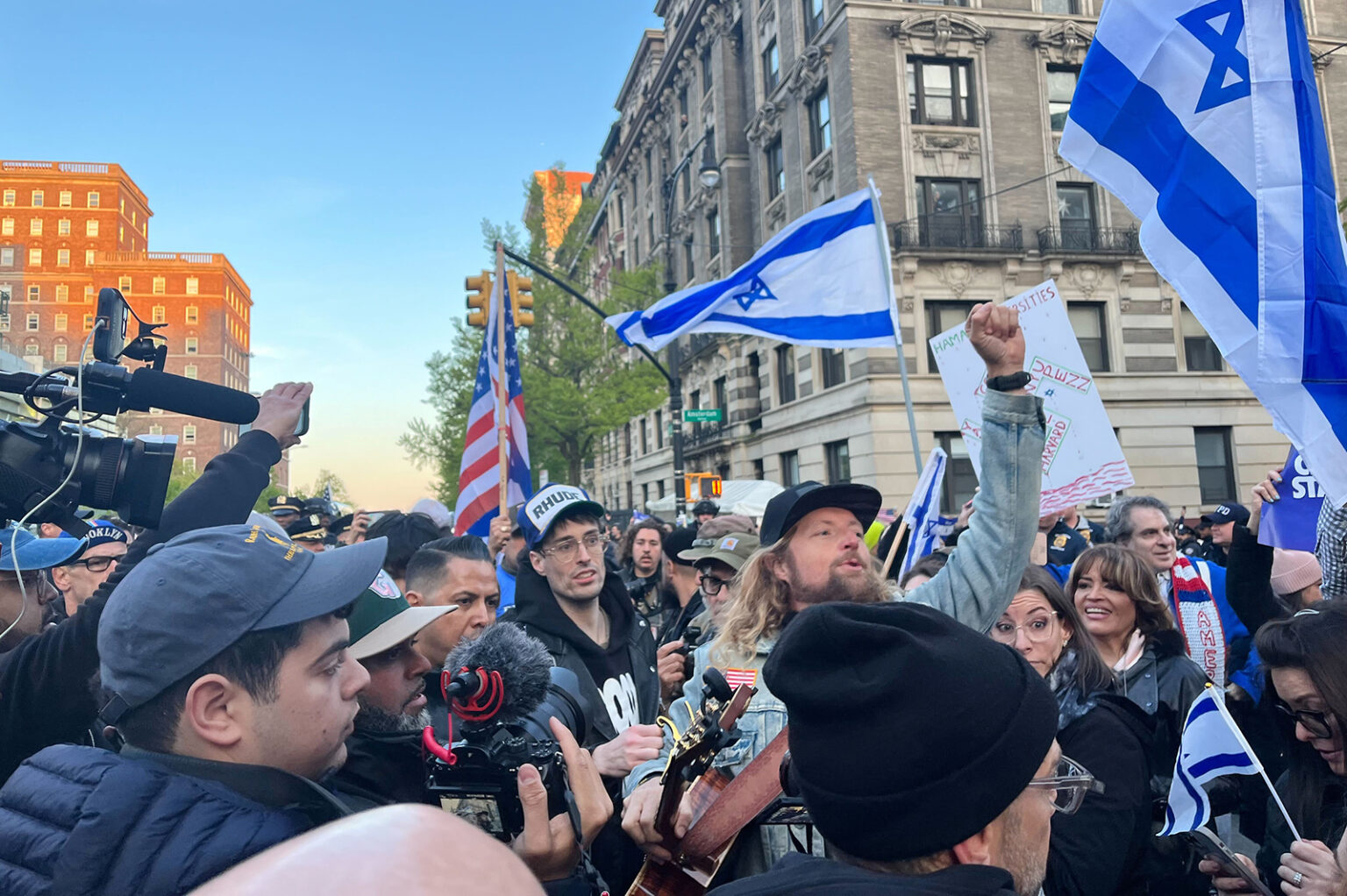 Christian Nationalist Activists Lead Pro-Israel Rally at Columbia ...