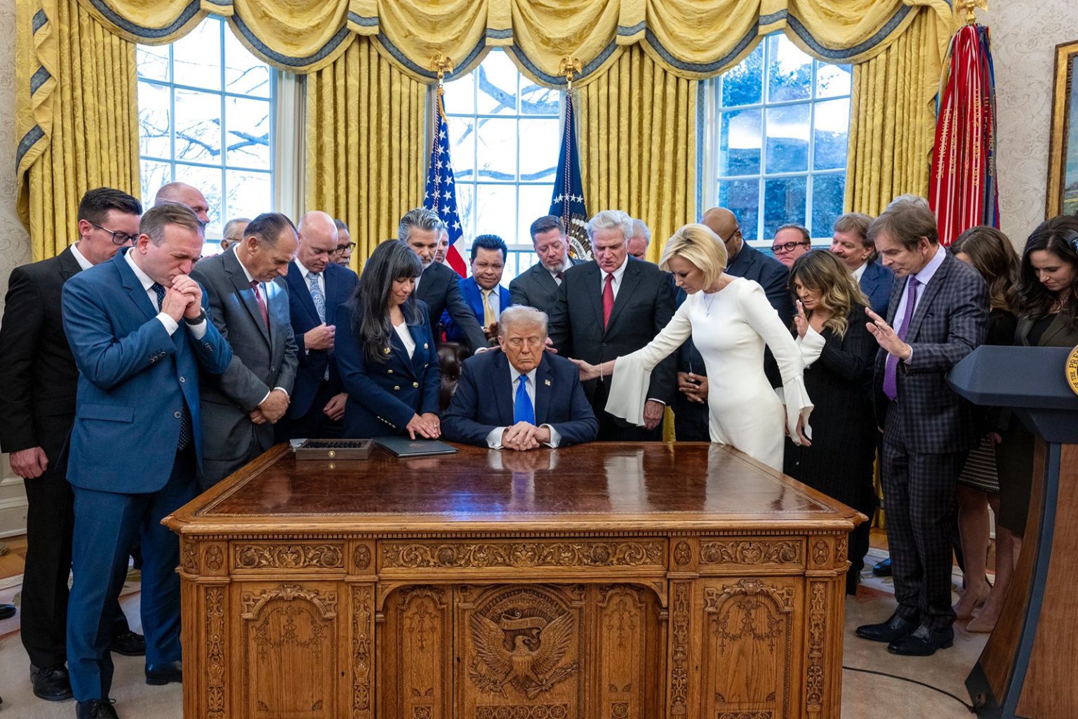 White Evangelicals Remain Trump's Staunchest Supporters, Pew Study ...
